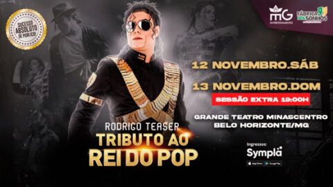 Rodrigo Teaser - Tributo ao Rei do Pop - BeFly Minascentro